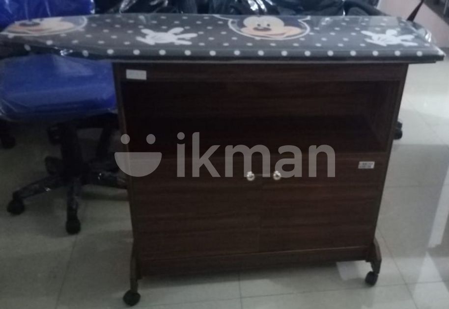 Melamine Iron Table with Half Cupboard Wheel -Mit10w for Sale ...