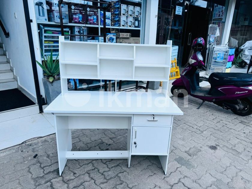 Melamine White Study Tables 4*2ft for Sale | Meegoda | ikman