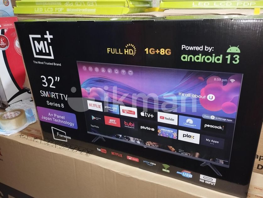 Mi+ 32 Smart Android Full HD LED Frameless TV for Sale in Colombo 4 | ikman