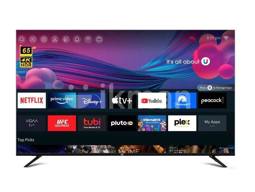 MI+ 65" QLED Smart Android 4K UHD TV - 65MI800S-FL for Sale in ...