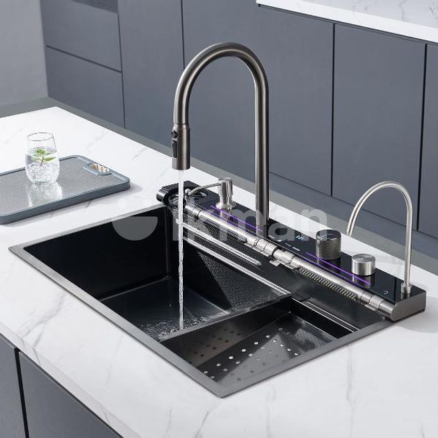 Milano (Italy) Kitchen Piano Multi Functional Waterfall Sink for Sale ...