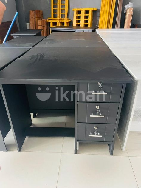Modern 36x18” Blk 3 Drawer Table for Sale | Kottawa | ikman