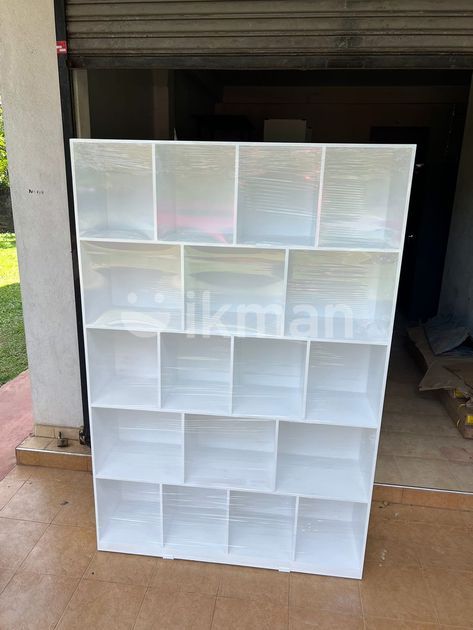MODERN MDF WHITE/BLACK 6*4FT DESIGN RACK WITH BACK BOARD for Sale ...