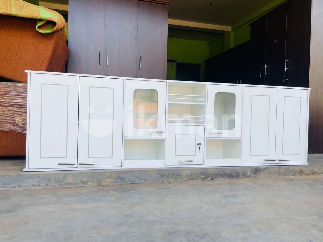 Modern Melamine White 7 Ft Design Pantry Cupboard Set for Sale ...