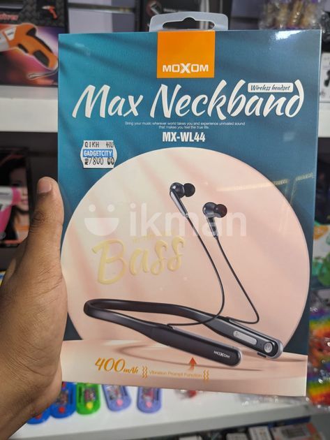 Moxom WL44 Max Neckband Wireless Headset for Sale in Rajagiriya | ikman
