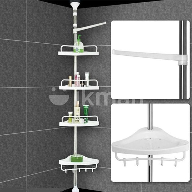 Multi Corner Rack 4 Layer & Hanging Hooks - Towel Hanger for Sale ...