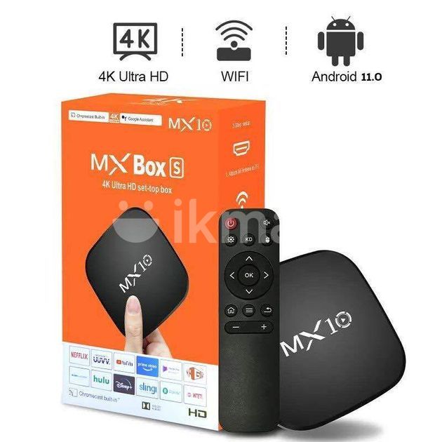 MX BOX S Android TV (4K) 4/64GB for Sale in Nugegoda | ikman
