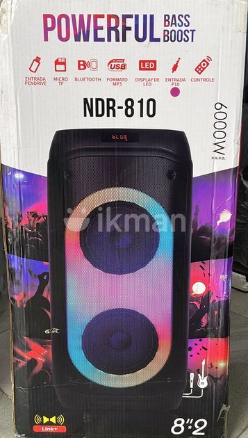 NDR 810 Party Speaker with 2 Microphone for Sale in Wellampitiya | ikman