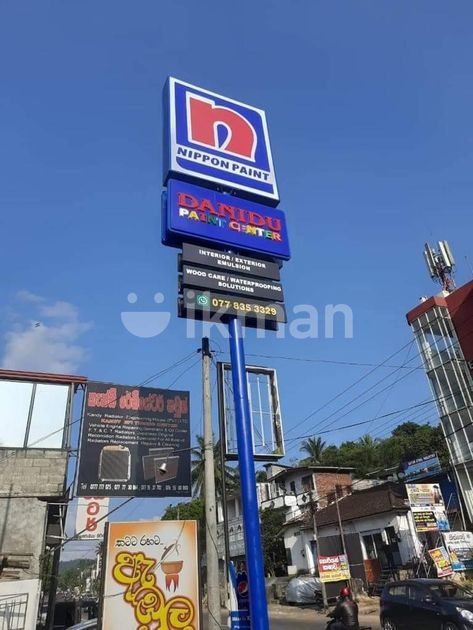 Neon Led Sign Pylon Monopole Digital Light Box UV in Nugegoda | ikman