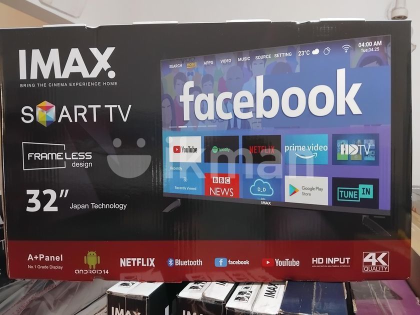 New 32 inch IMAX JAPAN Smart Android 14 Full HD LED TV +4K Support for ...