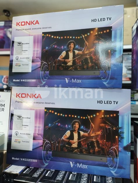 New 32-inch KONKA V-Max HD LED TV with Soundbar for Sale in Dehiwala ...