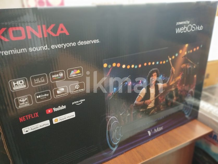 New 32-inch "KONKA" V-Max Smart WebOS TV with Built-in Soundbar for ...
