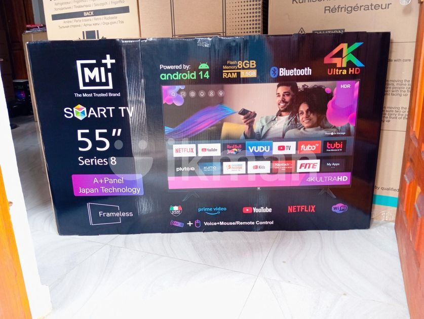 New 55" MI+ (Japan) Smart Android TV 14.0 4K UHD Television for Sale in ...