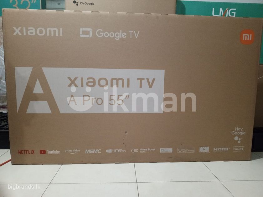 New 55inch Xiaomi Smart 4K QLED UHD HDR LED Frameless TV for Sale in ...