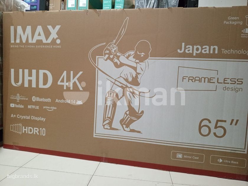 New 65" IMAX (JAPAN) Smart 4k Android 14 UHD HDR LED TV +Magic Remote ...