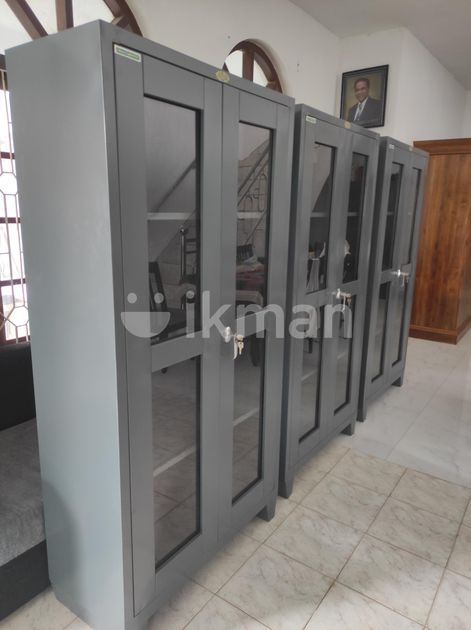 New 6x3 Glass Steel Office Cupboard Finishing (Xx4) for Sale ...