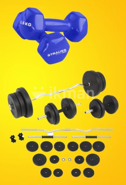 New Dumbbell Set 15Kg Weight Plate 10/12/15/30/20/40/50Kg Home Gym ...