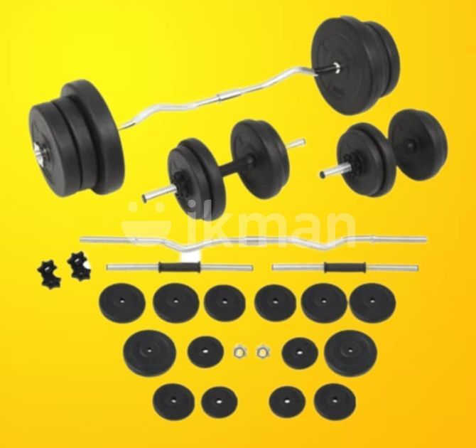 New Dumbbell Set 50Kg Weight Plate 10/20/30/40Kg for Sale in Malabe | ikman