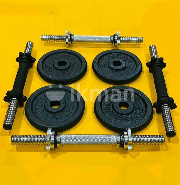 New Dumbbell Weight Set Plate 10Kg 20/30/15/40/50Kg for Sale in ...
