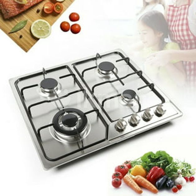 New Euro 4 Burner Gas Cooker Hob Electric Ignition (Turkey) for Sale in ...
