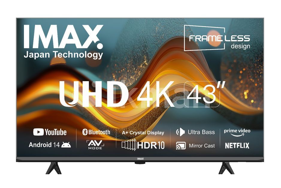 New IMAX (JAPAN) 43" Smart Android 14 4K HDR UHD Frameless LED TV for Sale in Colombo 4 | ikman