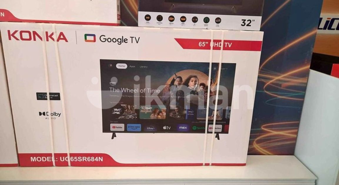 New Konka 65" Smart Google UHD 4K TV Frameless for Sale in Dehiwala | ikman