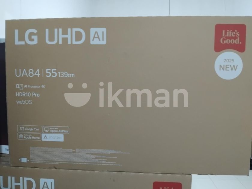 New LG 55" Smart 4K UHD Ai ThinQ WEBOS(UA84 2025 Model) LED TV for Sale ...