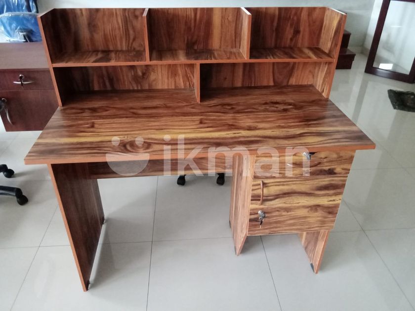 New Melamine Writing Table with Rack 4 x 2 ft large for Sale | Homagama ...