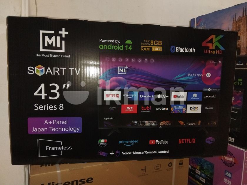 New Mi 43"smart Android 4 K Uhd Led Frameless Tv for Sale in Colombo 4 | ikman