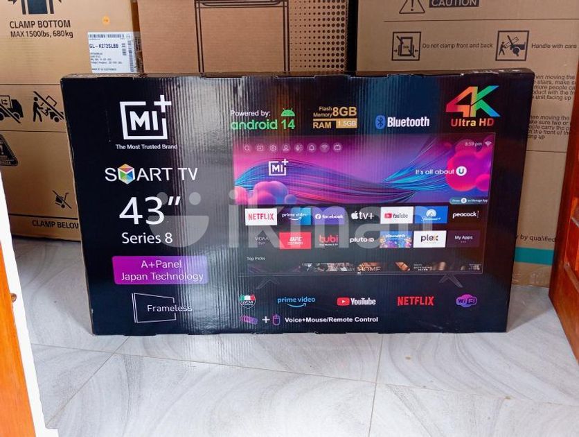 New MI+ (Japan) 43" Smart 4K UHD HDR Android Bluetooth TV for Sale in ...