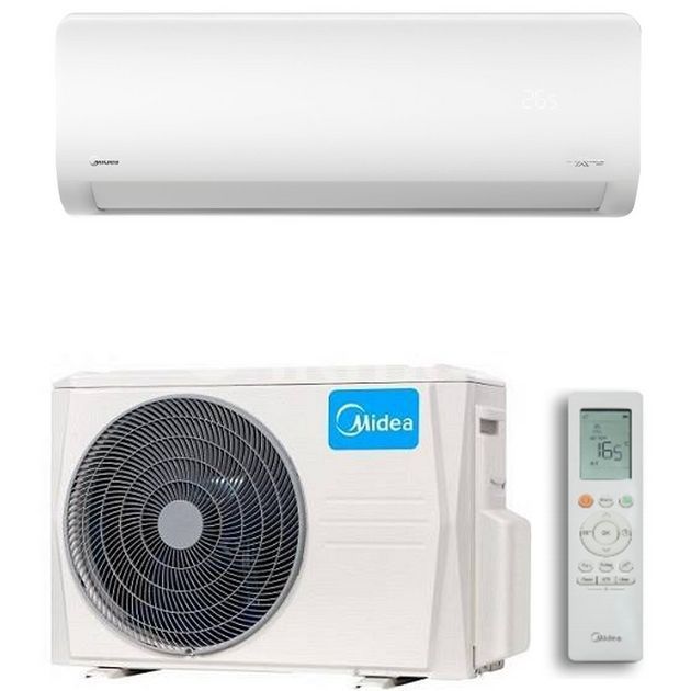 New Midea 12000 BTU AC R32 Xtreme Non Inverter Air Conditioner Kit 3M ...