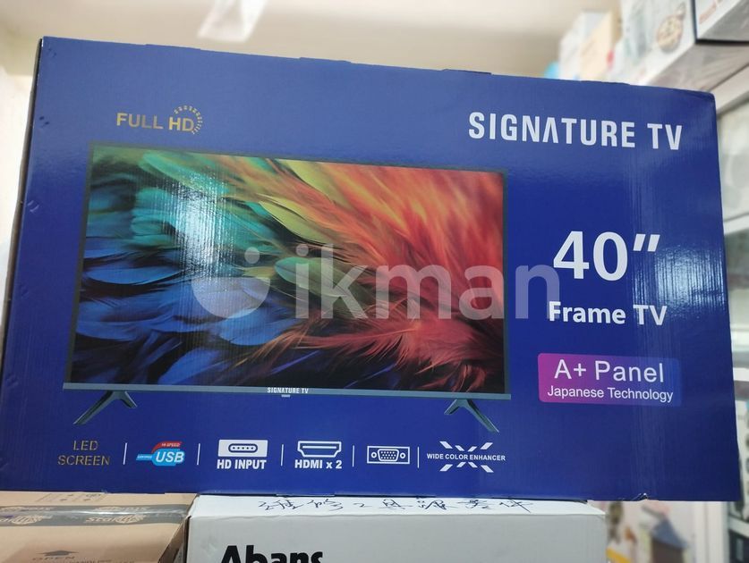 New "Signature" Full HD 40 inch LED TV for Sale in Dehiwala | ikman