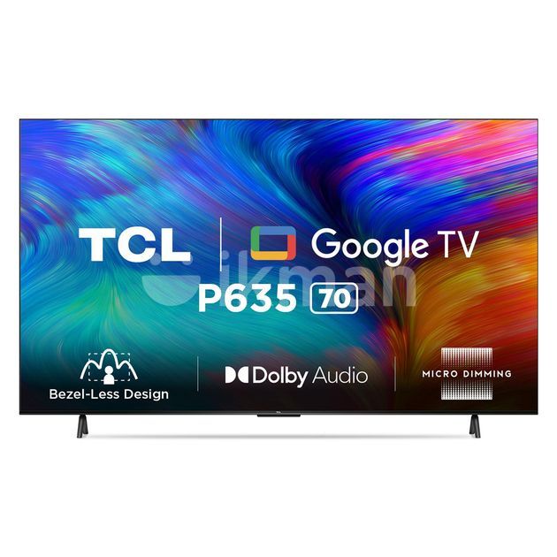 New TCL 70" 4K HDR Google Smart TV - TCL70P635 for Sale in Dehiwala | ikman