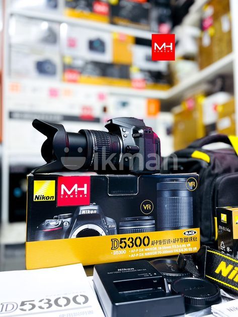 Nikon D5300 24.3MP DSLR Camera Full Set Box for Sale in Gampaha City ...