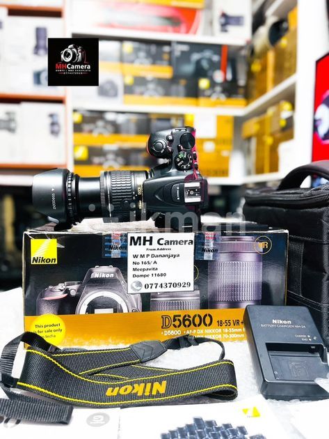 Nikon D5600 DSLR camera Touch Display Full Set Box for Sale in Gampaha ...