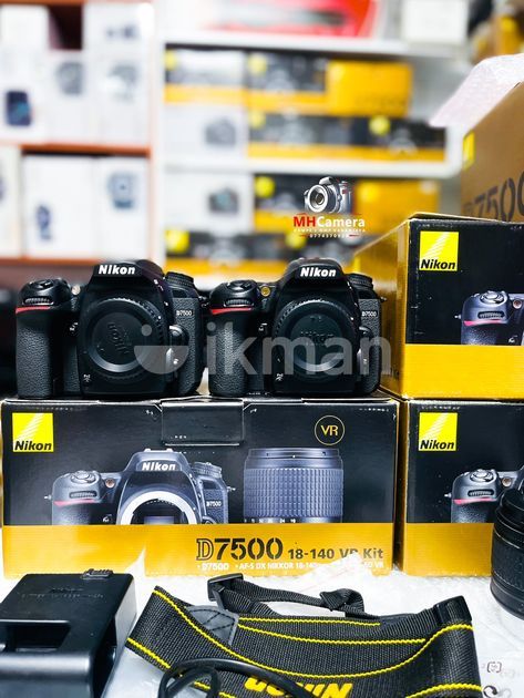 Nikon D7500 4K DSLR Camera Full Set Box in Gampaha City | ikman