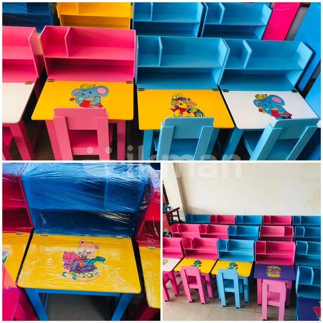 Nursery Kids MDF Openable Desk with Chair for Sale in Kottawa | ikman
