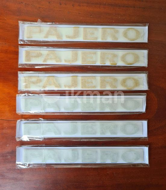 Pajero Intercooler Fender Mud Guard Badge for Sale in Battaramulla | ikman