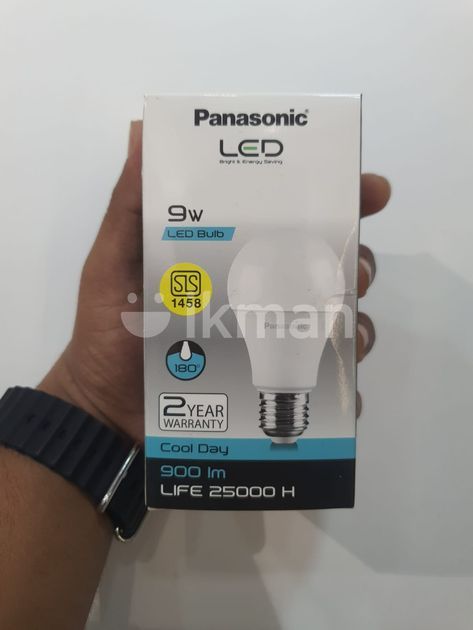 Panasonic Screw Type LED Life 25000 H 9w Cool Day Light Bulb for Sale ...