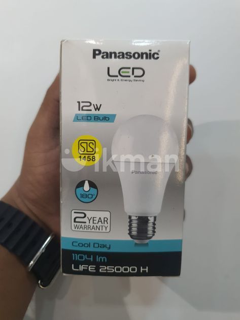 Panasonic Screw Type Life 25000 H LED 12w Cool Day Light Bulb for Sale ...