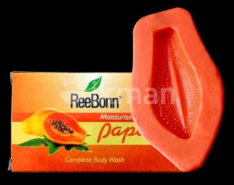 Papaya Soap For Complete Body Wash Reebonn Moisturising&Glowing -100g ...