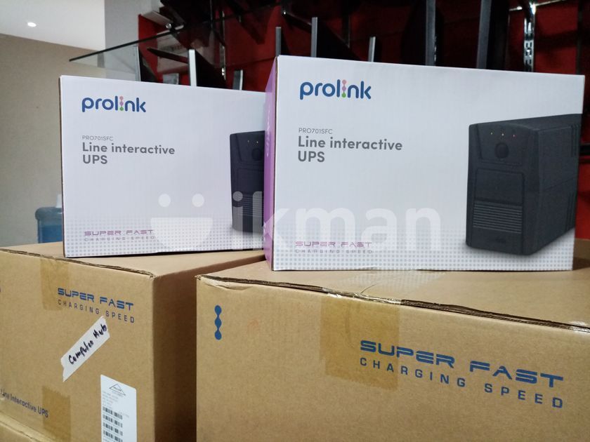 Prolink PRO701SFC Line Interactive Super Fast Charging 650VA UPS for ...
