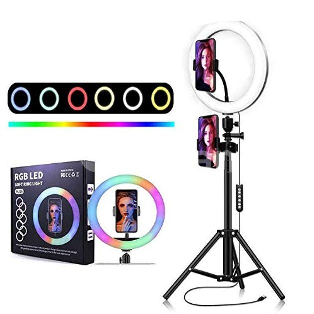 RGB Ring Light & Tripod 7- feet Stand for Sale in Colombo 6 | ikman