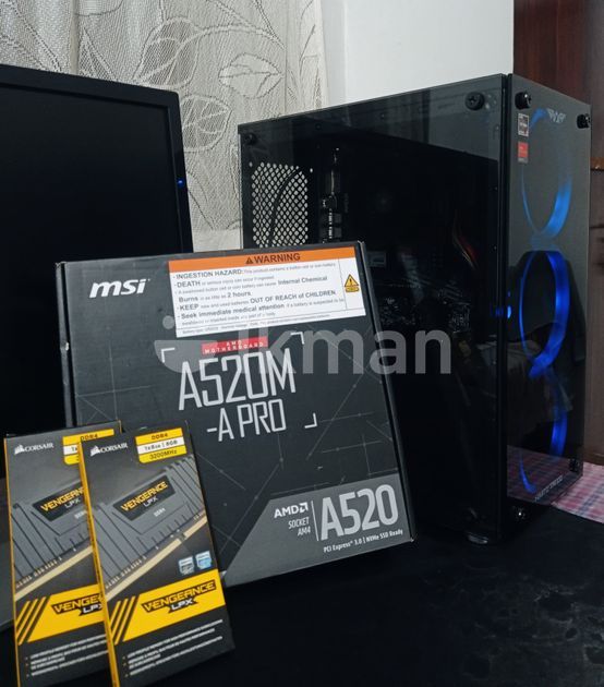 Ryzen 5 5600G Computer With 24" Monitor for Sale in Maharagama | ikman