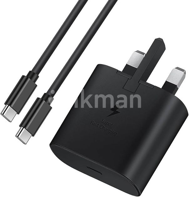 Samsung 25W Power Adapter And Type C to Cable | ikman