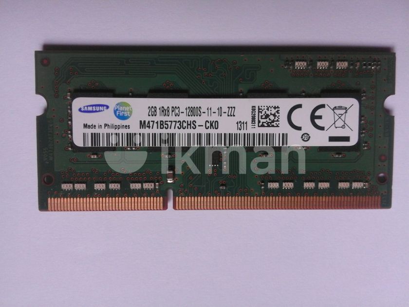 SAMSUNG DDR3 2GB RAM 1RX8 2RX16 PC3 12800S in Wattegama | ikman