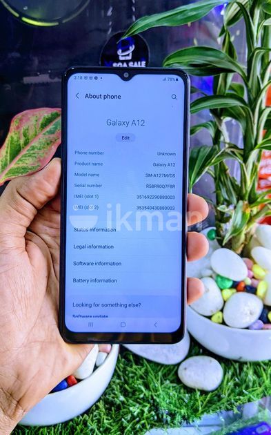 Samsung Galaxy A12 4GB RAM 64GB storage (Used) for Sale in Batticaloa ...