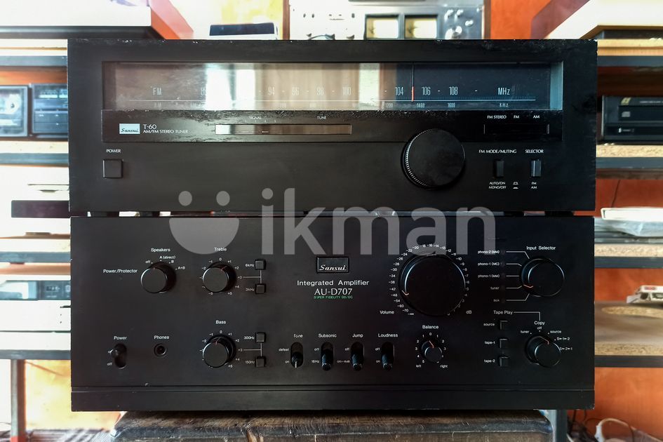 Sansui AU-D707 Amplifier and T-60 Tuner for Sale in Piliyandala | ikman