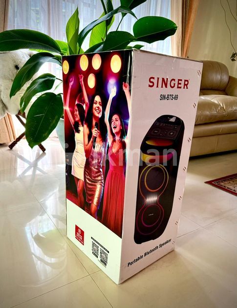 Singer 40W Portable Bluetooth Party Speaker SIN-BTS-69 for Sale in ...