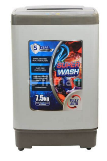 Singer Fully Automatic Washing Machine 7.5kg – SWM-FAR75PT (Brand New ...